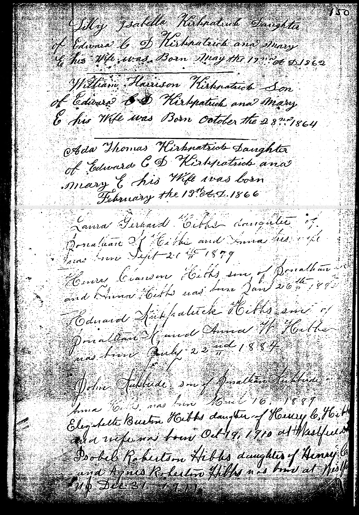 Harrison Kirkpatrick Bible & Misc Rec, Wilmington, DE